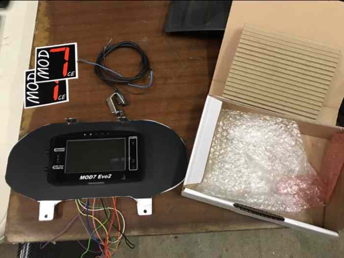 Dashboard mod7 evo2 r + afficheur séquentielle - pièces et voitures de ...