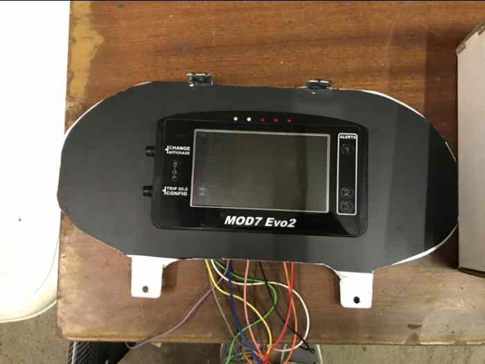 Dashboard mod7 evo2 r + afficheur séquentielle - pièces et voitures de ...