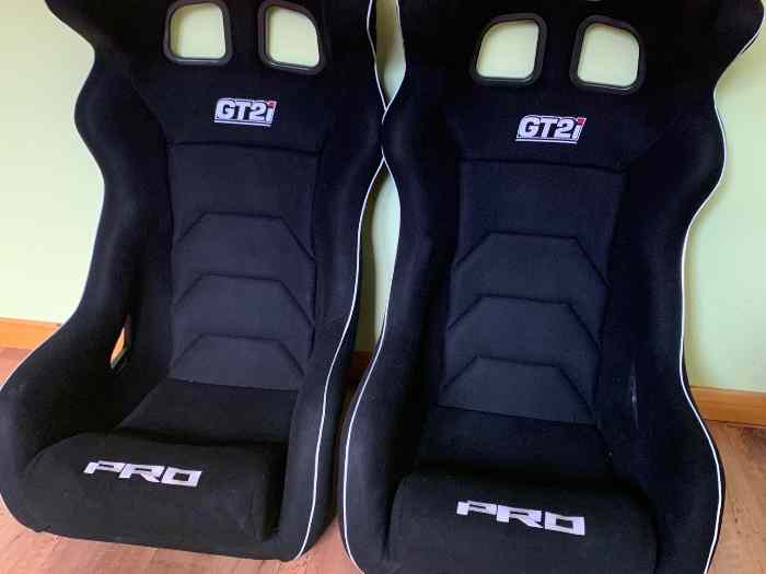 Lot de 2 baquets OMP GT2I valide 2023 homologué FIA - pièces et ...