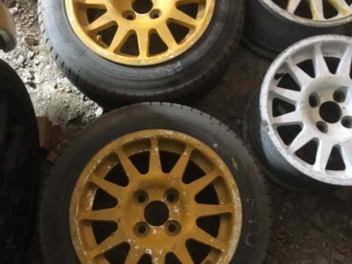 Jantes R11 turbo groupe A 14 pouces - pièces et voitures de course à ...