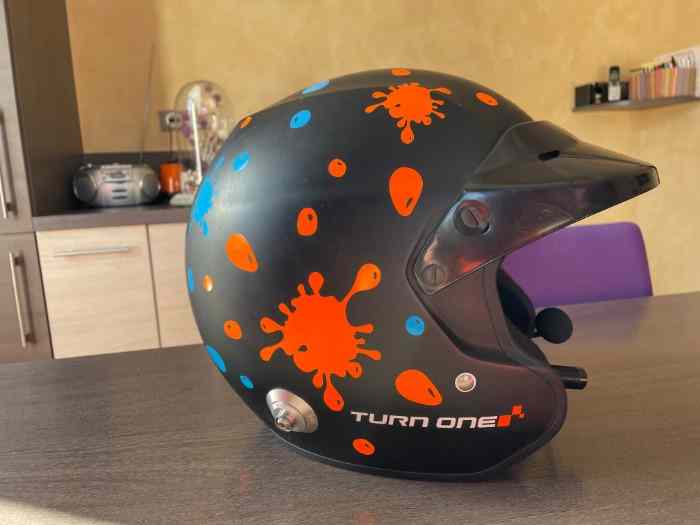 Casque rallye turn one noir mat équipé radio stilo - pièces et voitures ...