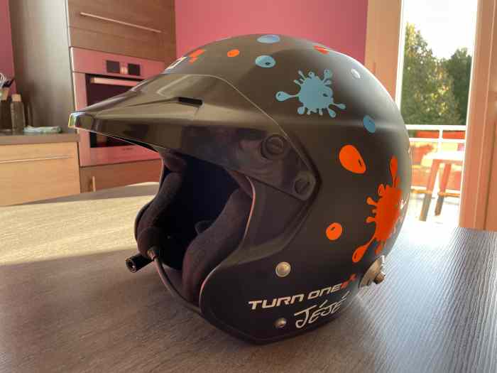 Casque rallye turn one noir mat équipé radio stilo - pièces et voitures ...