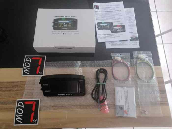 Dashboard Mod7 Evo 2 S-Full - pièces et voitures de course à vendre, de rallye et de circuit.