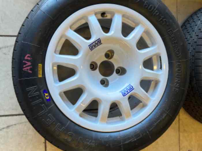 4 roues jantes Braid 7x15 ET 10 comme neuves - pièces et voitures de ...