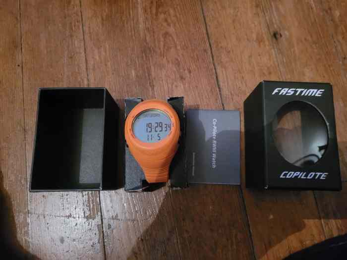 montre fastime copilote orange - pièces et voitures de course à vendre, de rallye et de circuit.