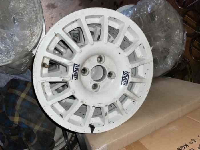 4 x jantes braid 7X15 ET36 4X100 - pièces et voitures de course à ...