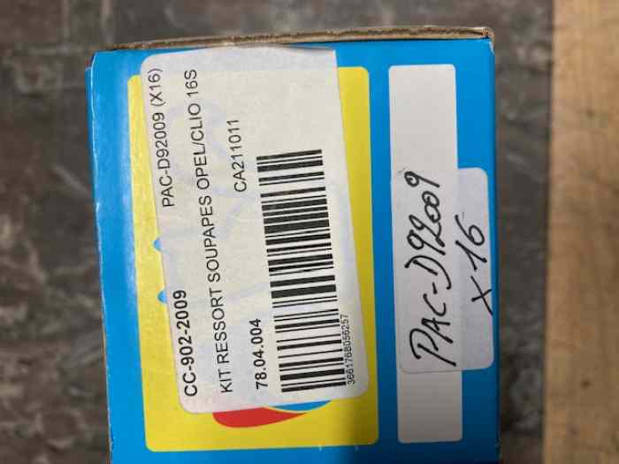 PAC 16 RESSORTS RENFORCES CATCAMS RENAULT PEUGEOT VW 92009 NEUFS ...