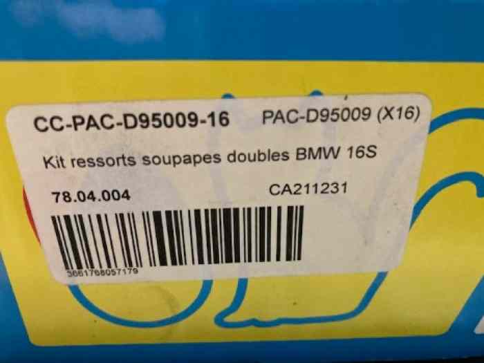 PAC 16 RESSORTS EXT INT RENFORCES CATCAMS VW BMW 95009 NEUFS - pièces ...