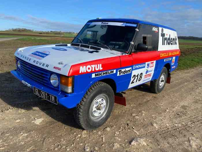 Range Rover Halt up! Cantilever ex Dakar ex Tambay - pièces et voitures ...
