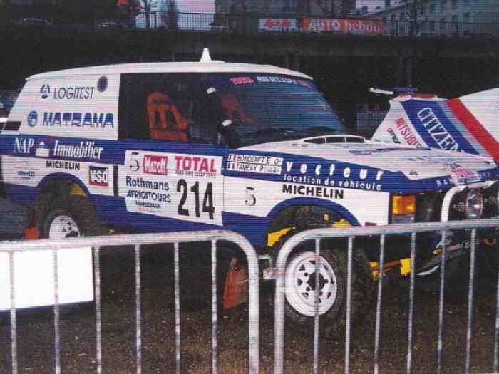 Range Rover Halt up! Cantilever ex Dakar ex Tambay - pièces et voitures ...