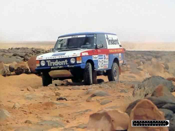 Range Rover Halt up ex Dakar 91 et 92 - pièces et voitures de course à ...